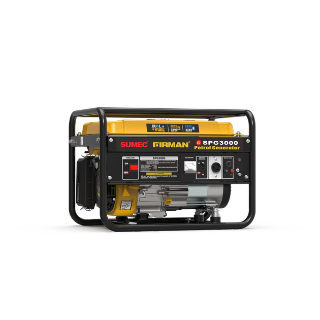 Firman 2.5kva SPG3000 Dual Fuel Manual Generator – Sumec Plaza